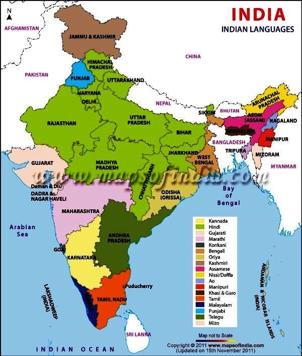 States where Hindi language is spoken | Masihivaani.com